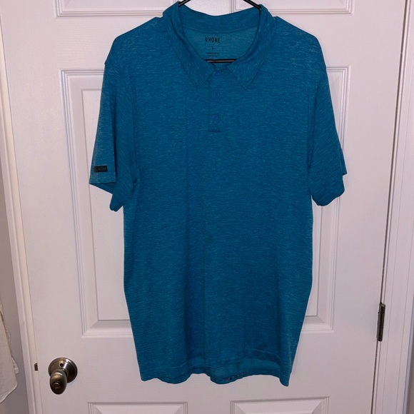 RHONE | Shirts | Rhne Mens Blue Polo Sz Large | Poshmark